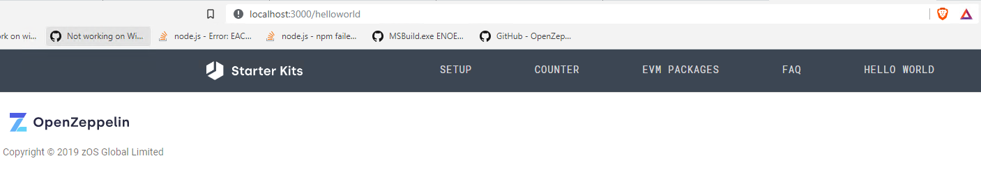 HelloWorld Dapp – bwd