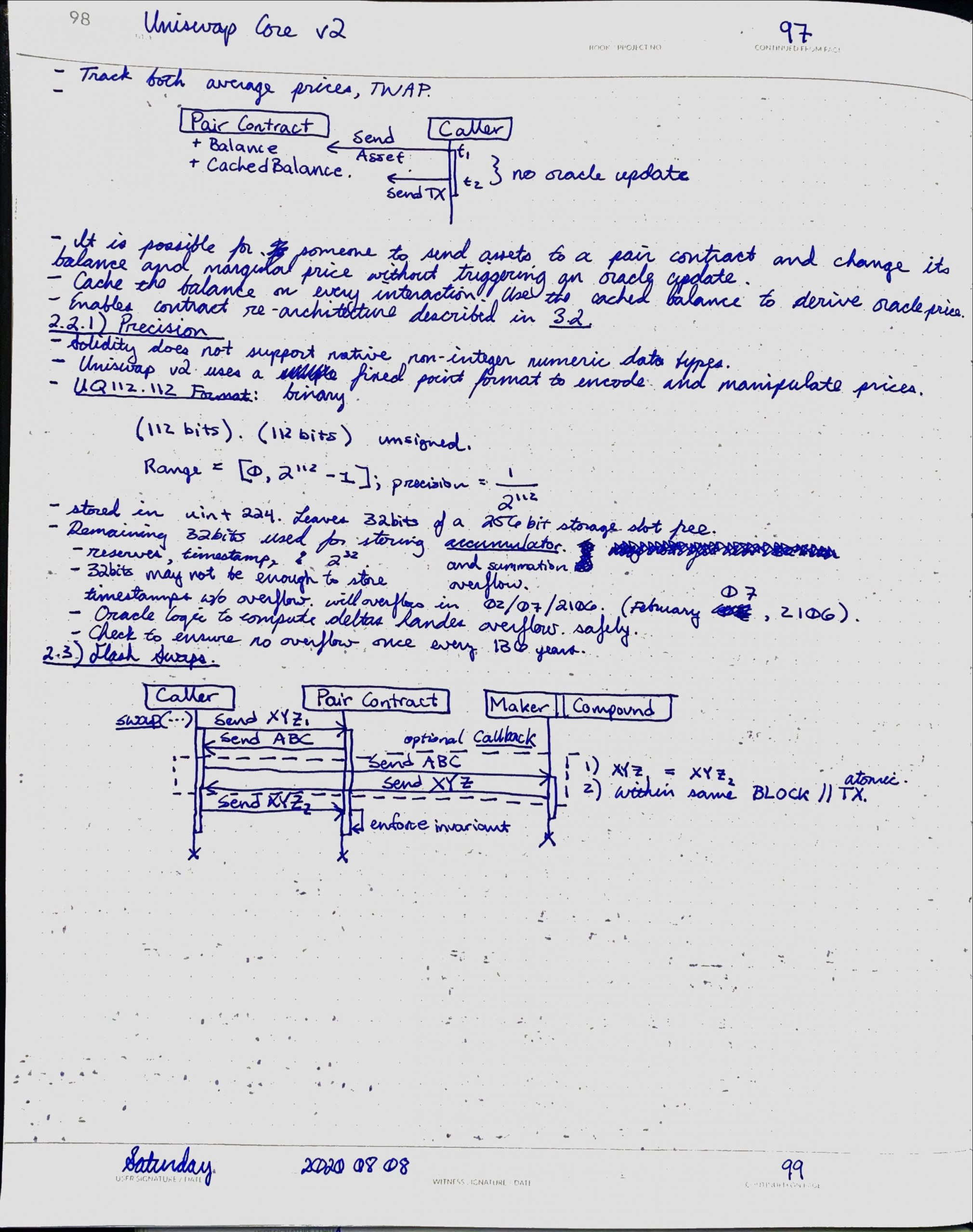 Notes on Uniswap v2 Core Whitepaper – bwd